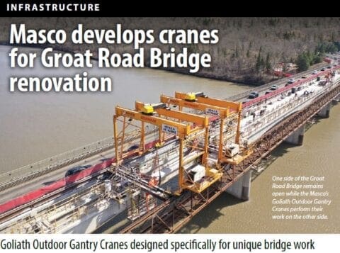 Masco Develops Cranes for Groat Road Bridge Renovation - Masco Crane ...